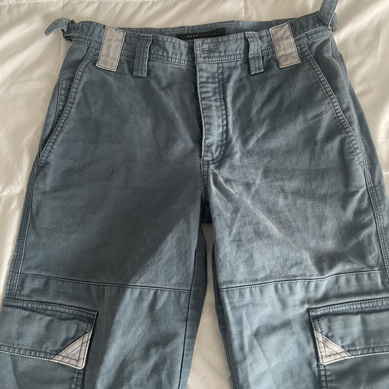 vintage marc jacobs cargo capris size 28 no signs... - Depop