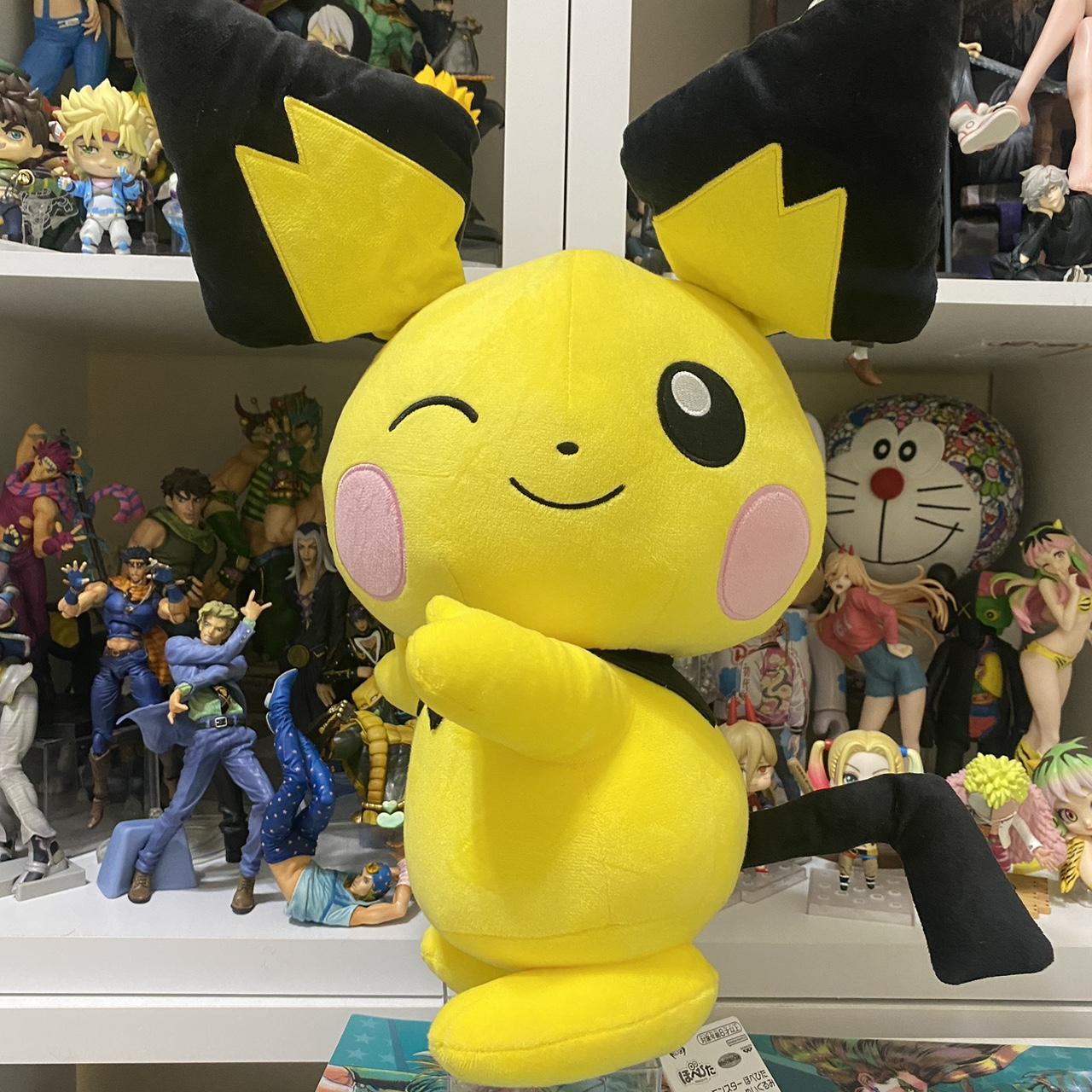 Pokémon - BIG Pichu Hug Me Plush 100% Authentic,... - Depop