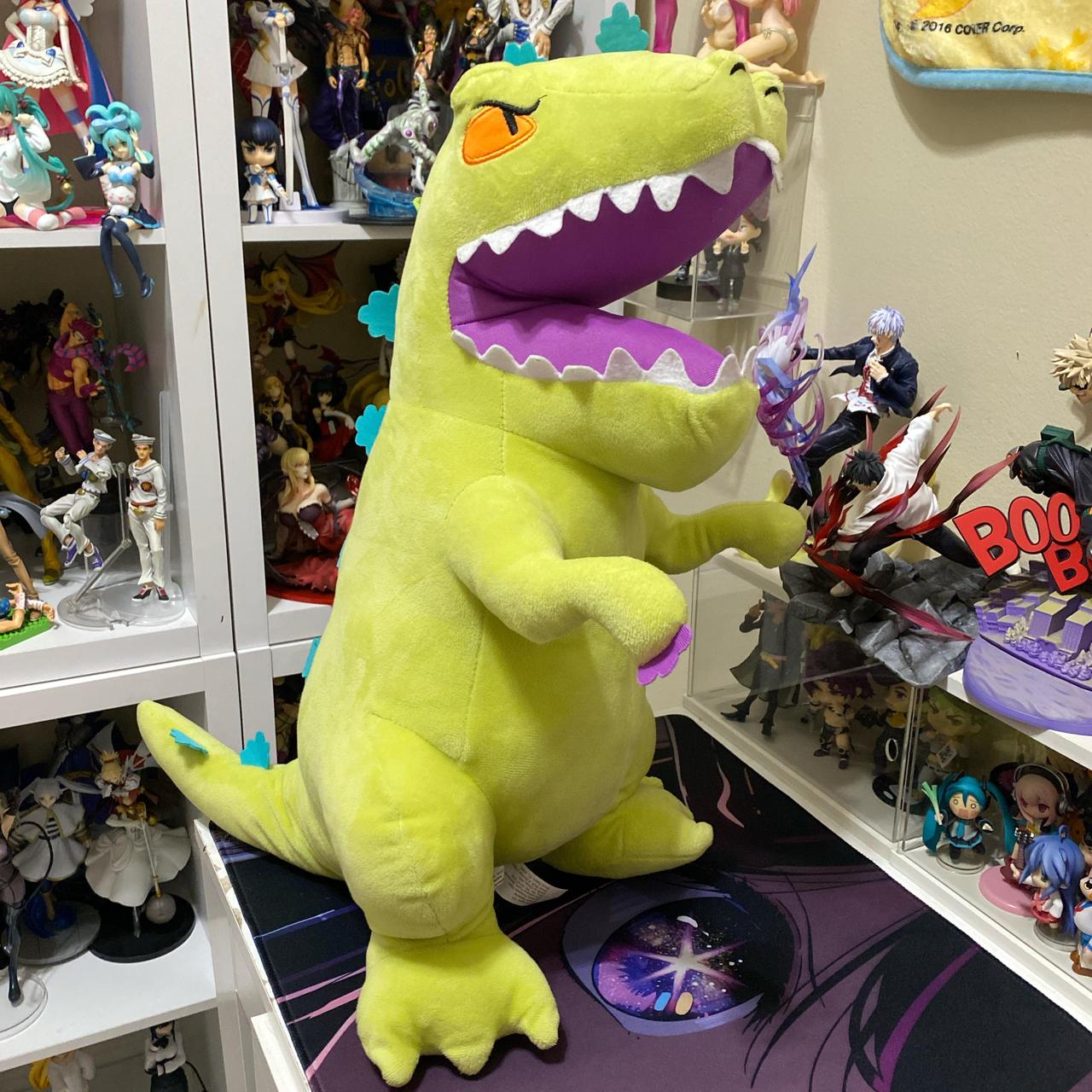 Nickelodeon- The Rugrats Giant Reptar 18 inch Plush... | Depop