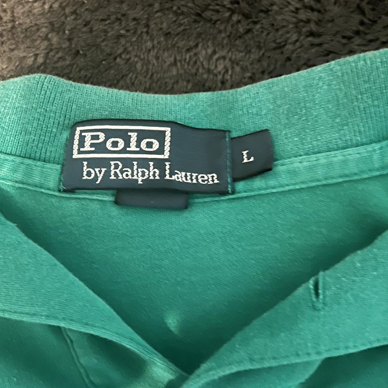 Vintage Polo green button up - Depop