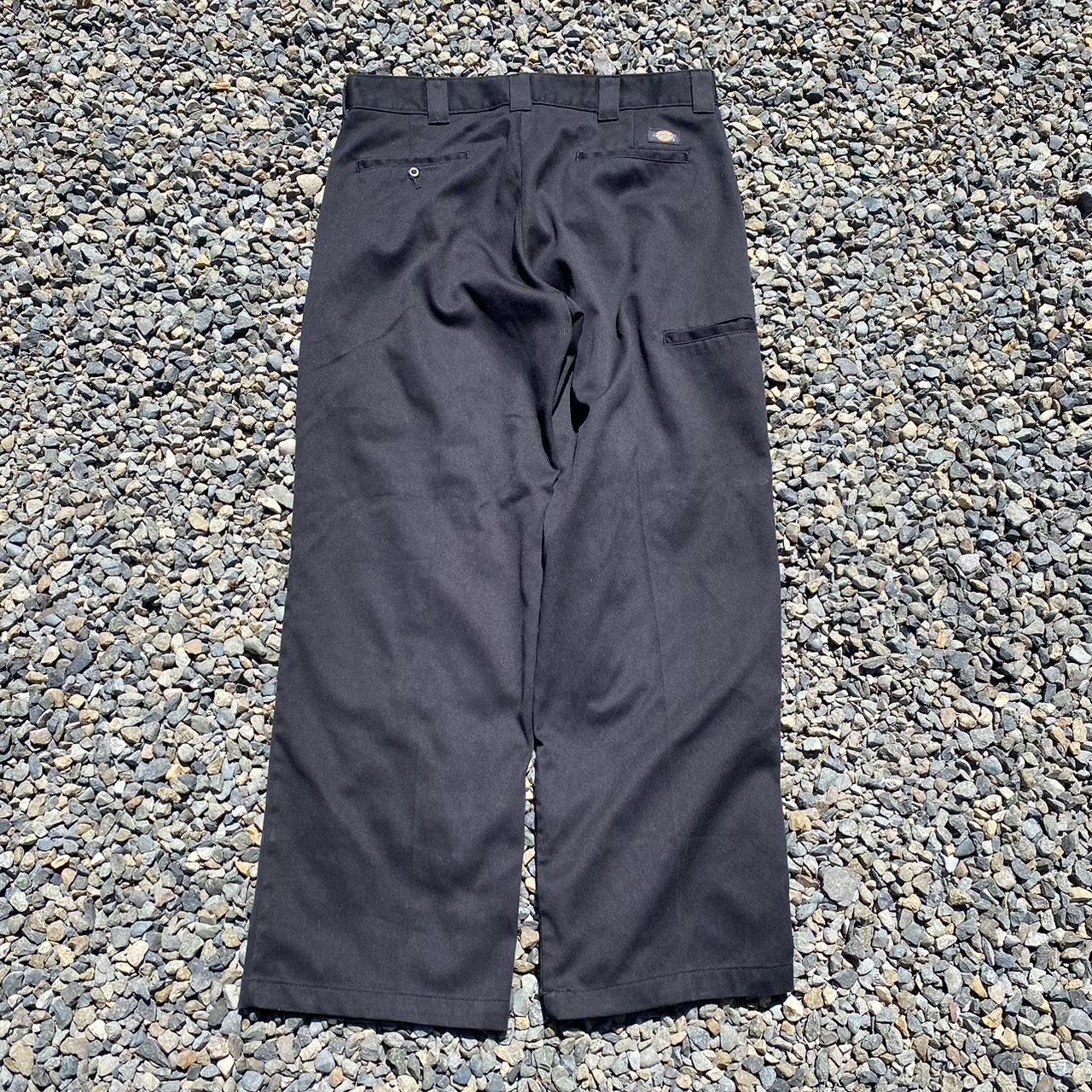Black Dickies Double Knees Baggy fit Size 36x32 - Depop