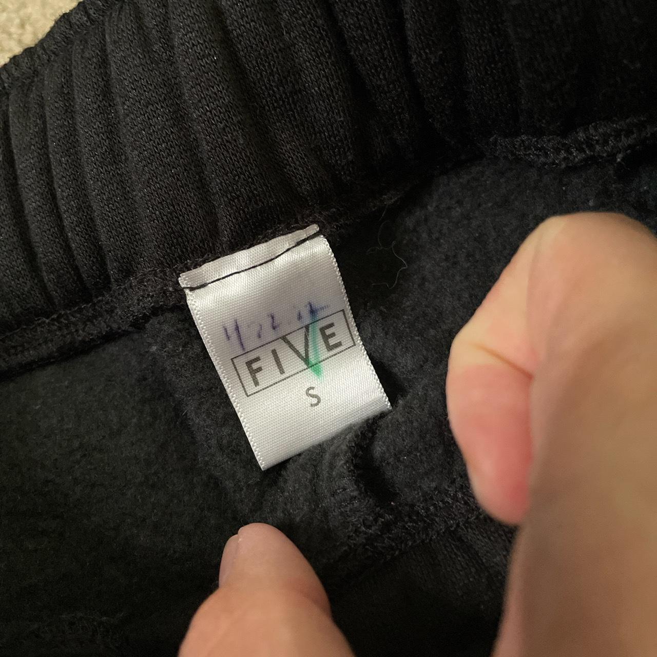 Size small black Five the label shorts Waist 26... - Depop