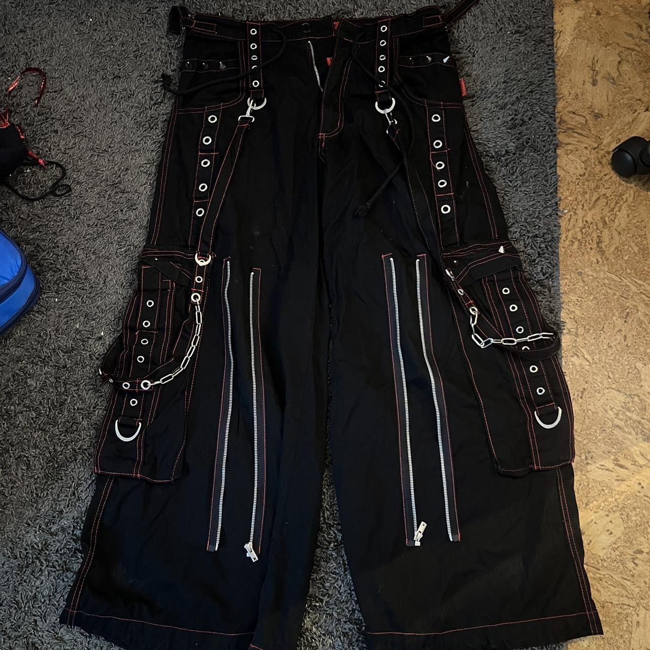 Tripp NYC pants original release Black with red... - Depop