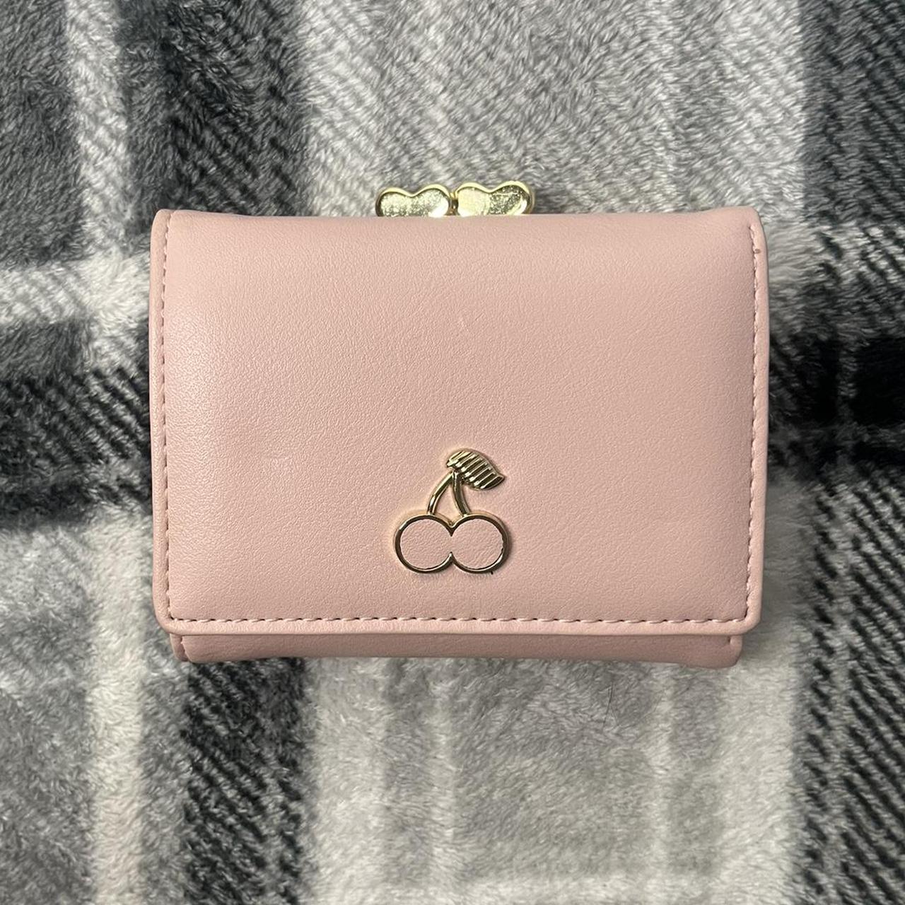 light pink cherry wallet #cherry #pink #wallet #y2k... - Depop