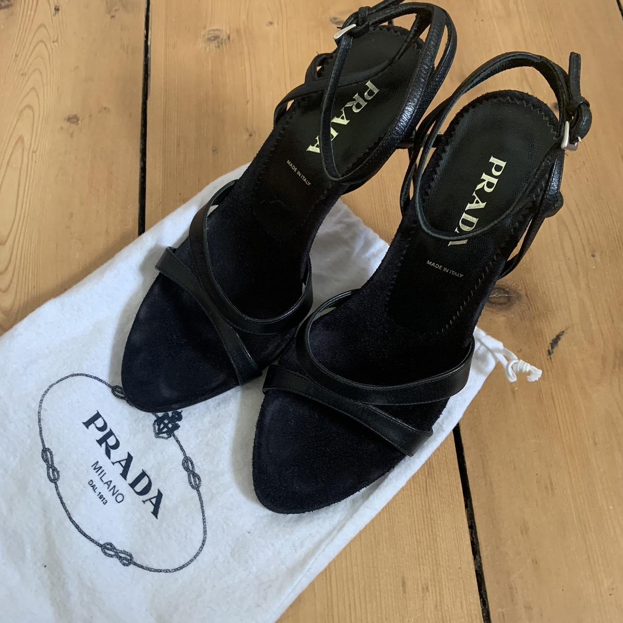 Prada pin heel sandals. Only worn a few times and... - Depop