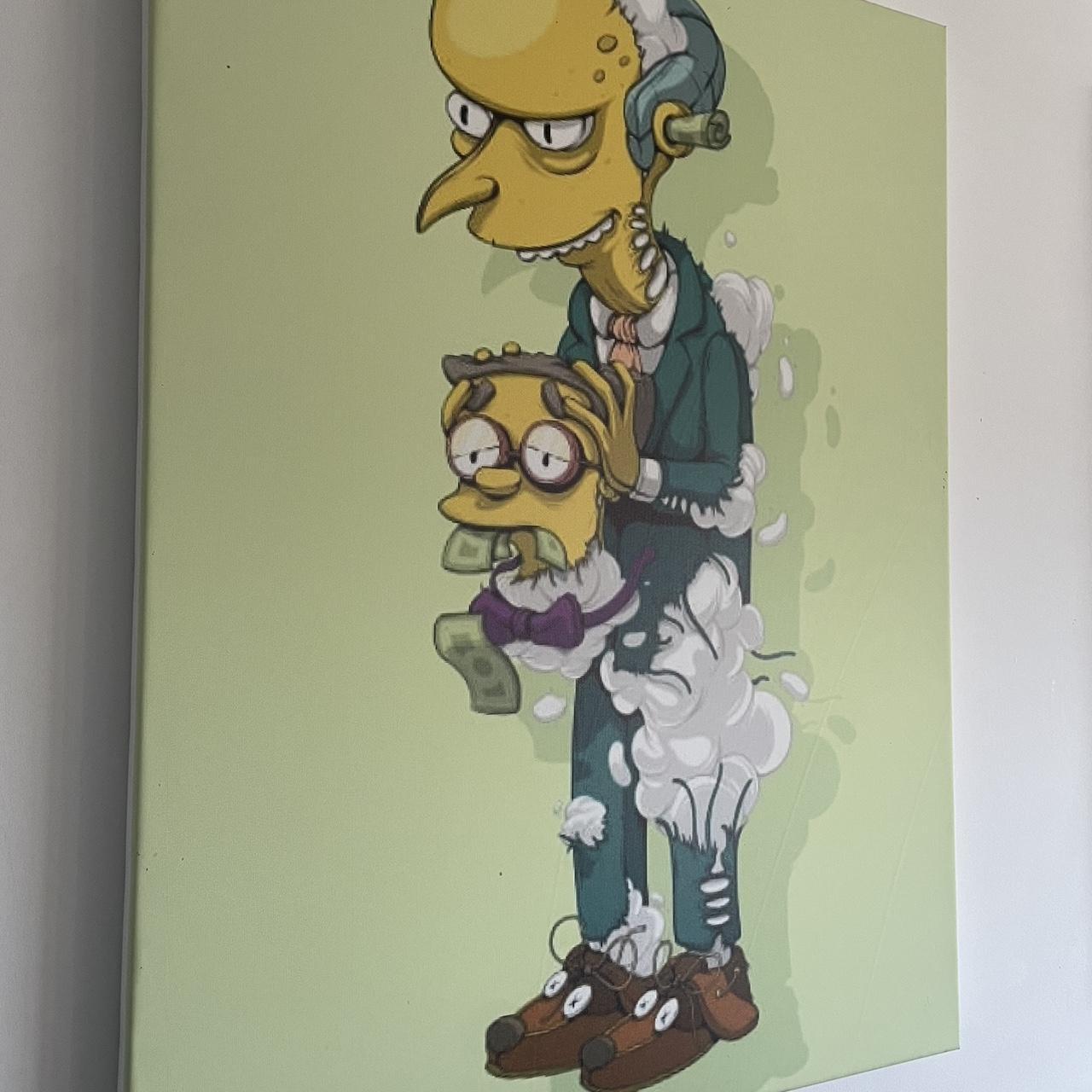The Simpson deconstructed art mr burns and Smithers... - Depop