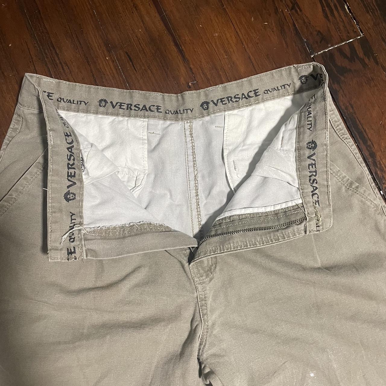 Vintage 80s Versace mom pants Waist 31 Buttons,... - Depop