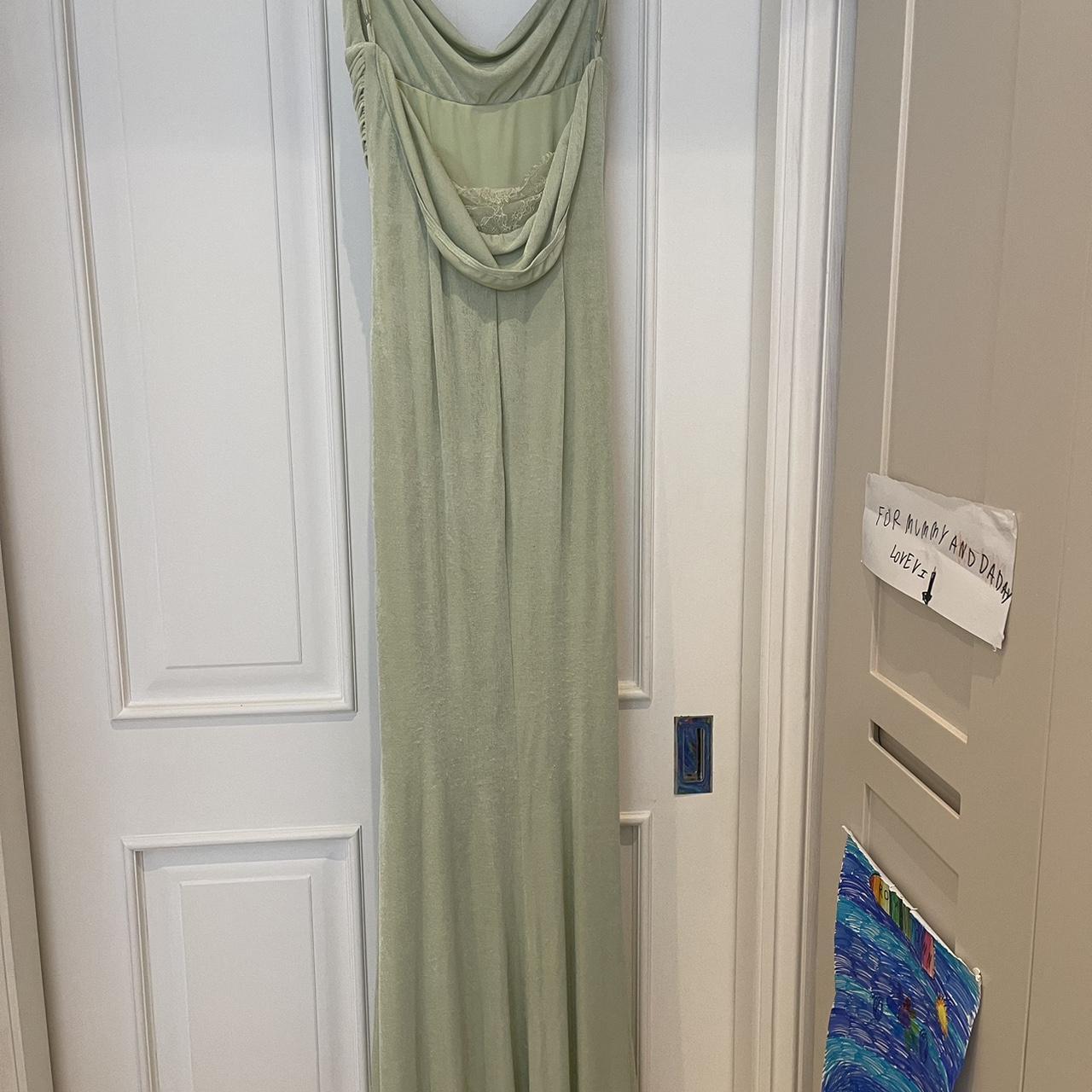 Katie May surreal gown in colour sage. Gorgeous maxi... - Depop