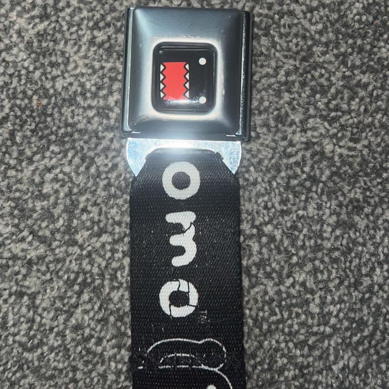 crazy scene buckle-down domo belt shoot me offers... - Depop