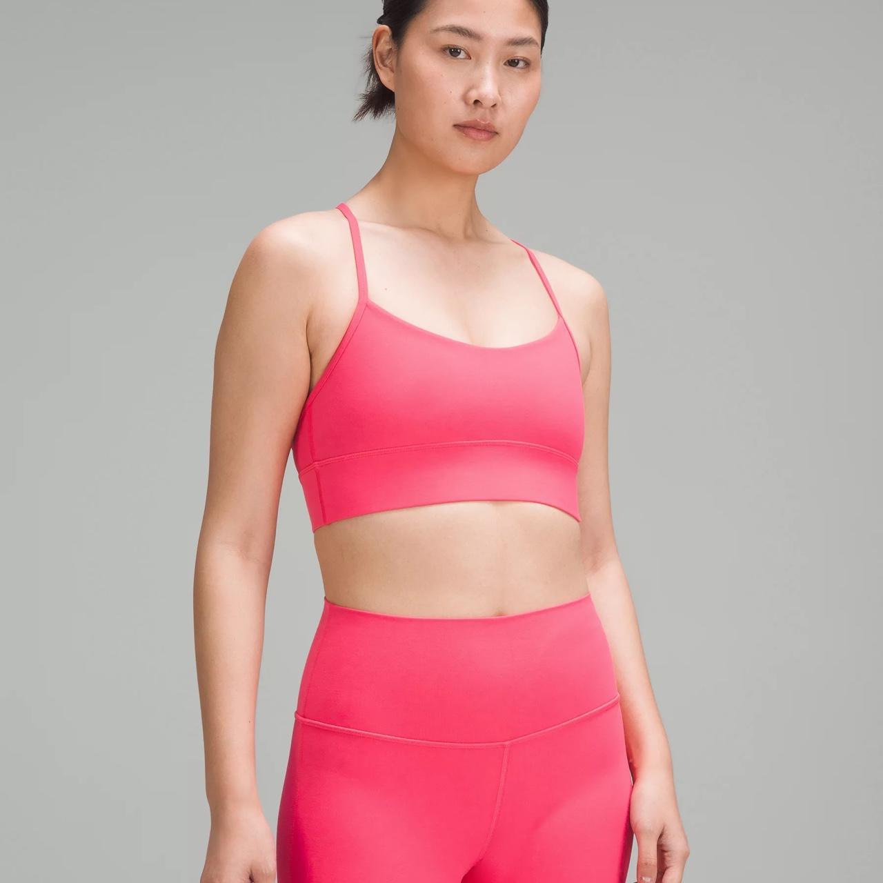 Lululemon Flow Y Longline Bra Nulu Size 4 In The Depop