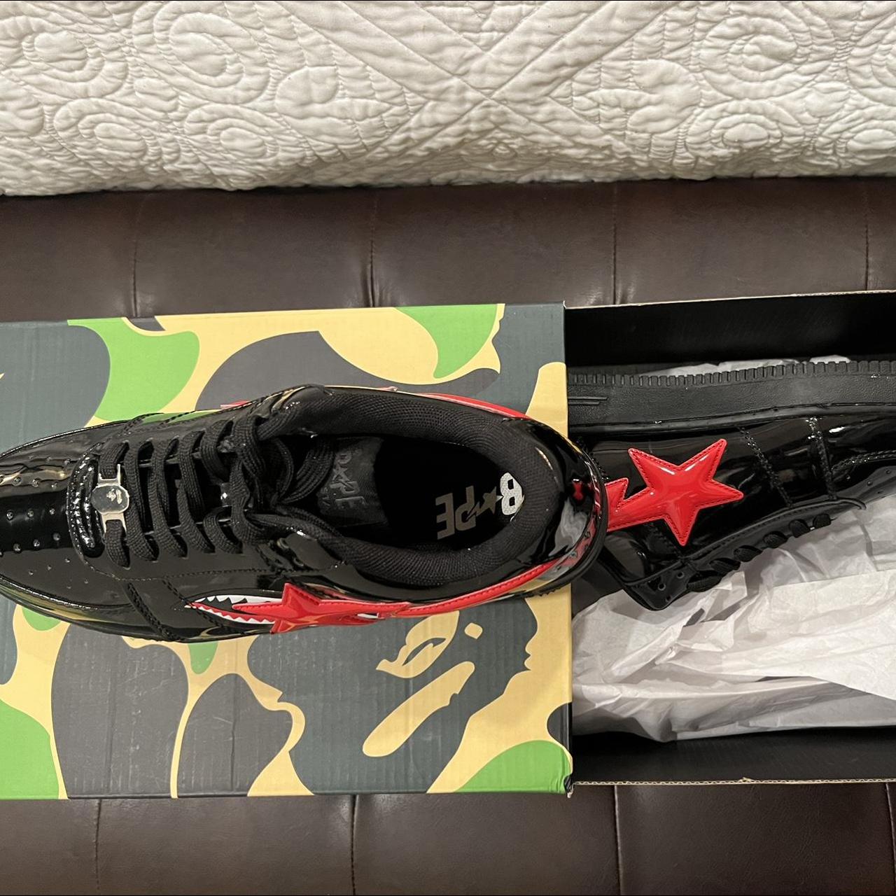 Bape Sta low shark black - Depop