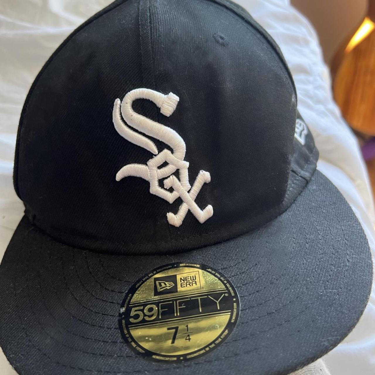 sox fitted cap bought for 41.99 selling for 20 lmk... - Depop