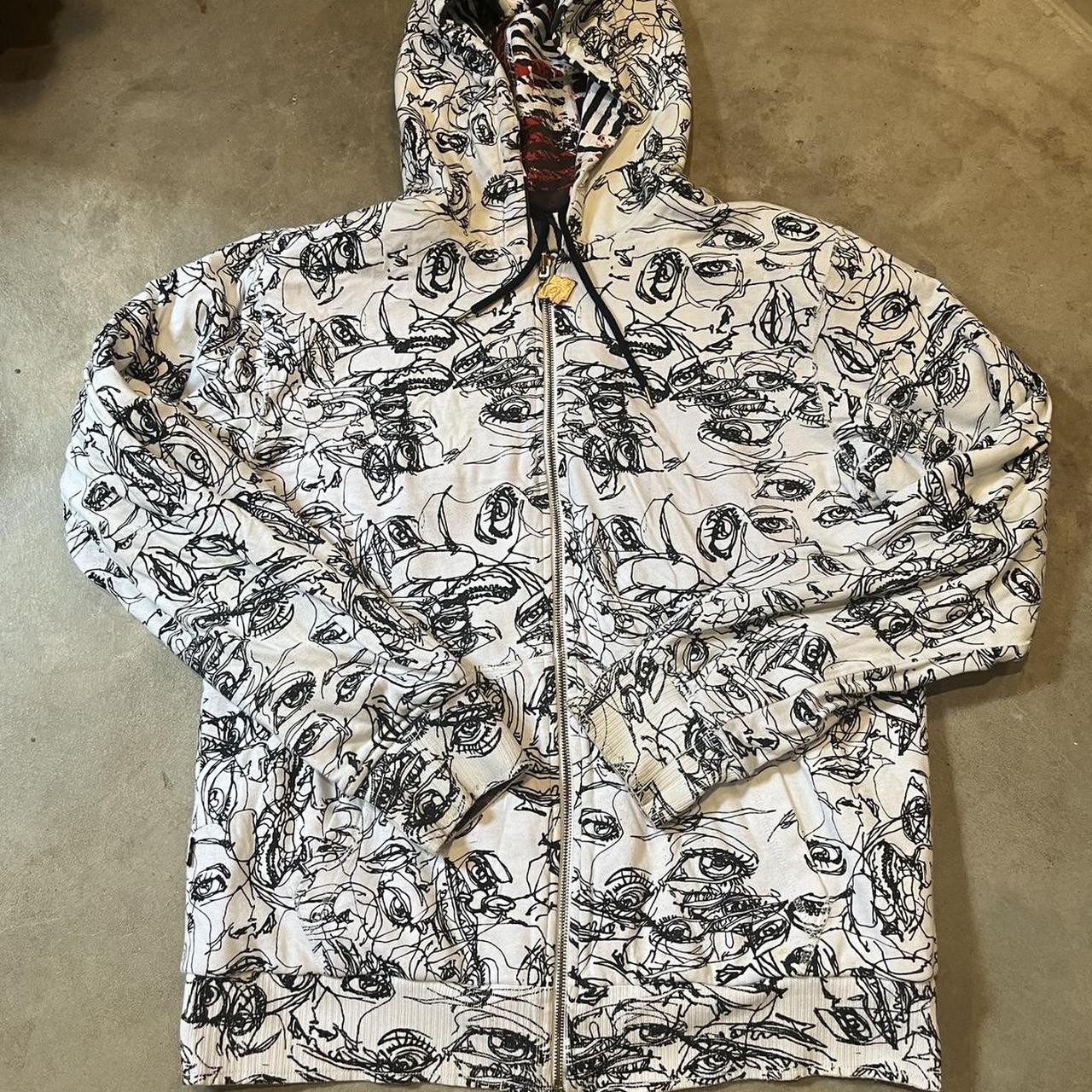 Y2K volcom zip up Some marks pictured above Fits... - Depop