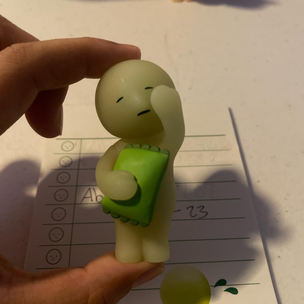 smiski with pillow from bedtime series! dm for... - Depop