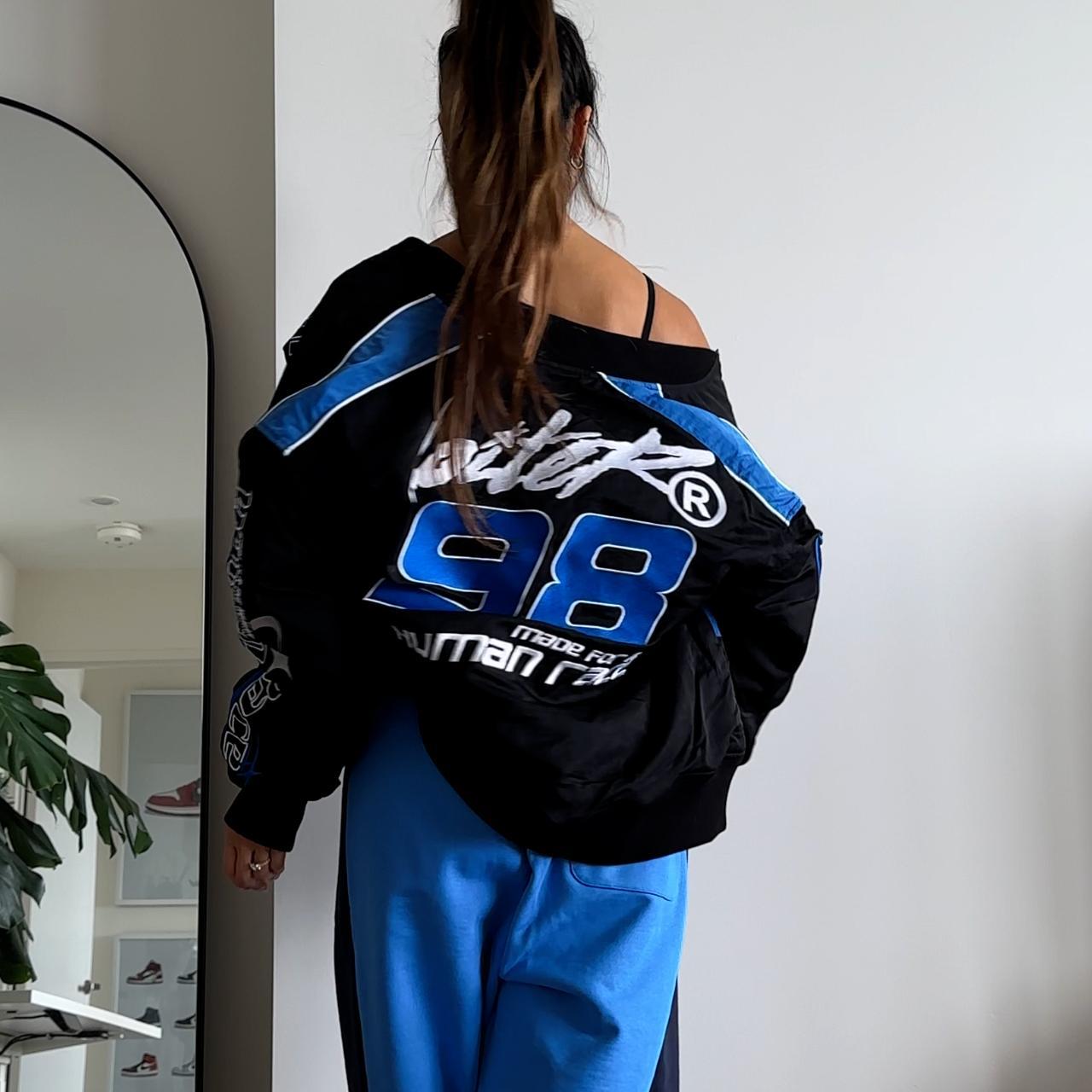 Loiter Racer Motor Jacket - Size S - Embroidered -... | Depop