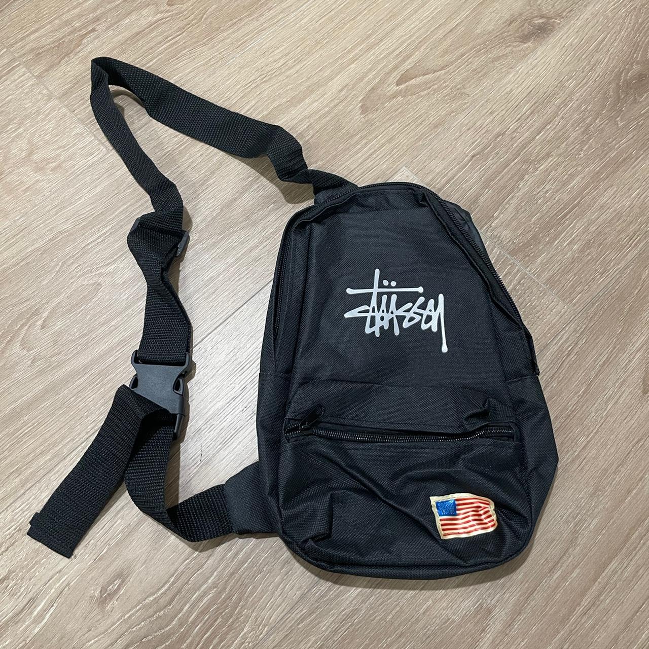BLACK STUSSY SHOULDER BAG BRAND NEW BUY THIS ONE - Depop