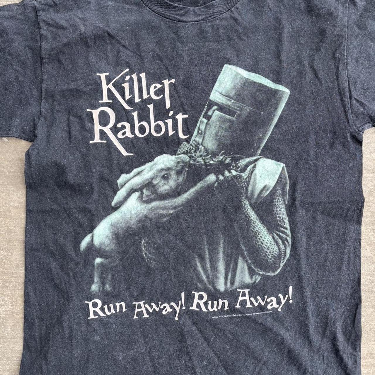 Vintage 2000s Monty Python Killer Rabbit promo faded... | Depop