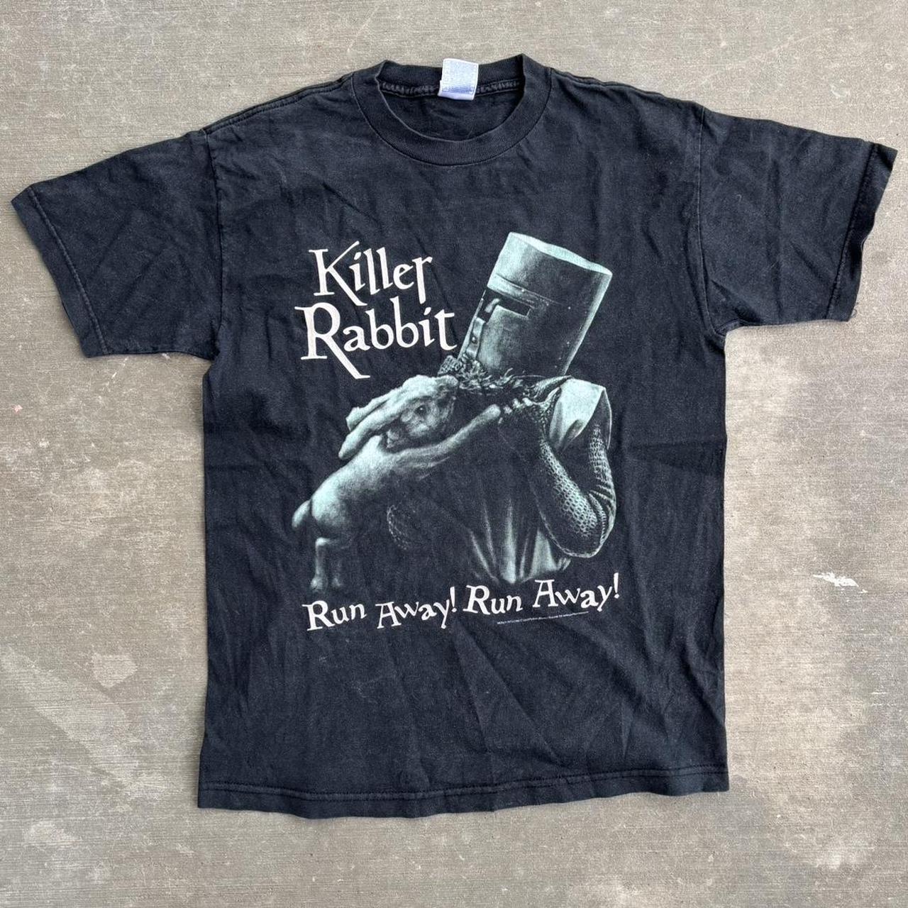 Vintage 2000s Monty Python Killer Rabbit promo faded... | Depop