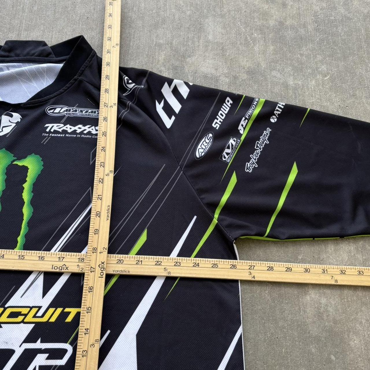 Vintage 2000s Monster Energy Thor Crazy AOP Moto... | Depop