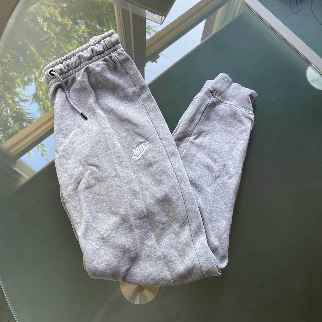 Women’s Nike Light Grey XS Trackies Some signs of... - Depop