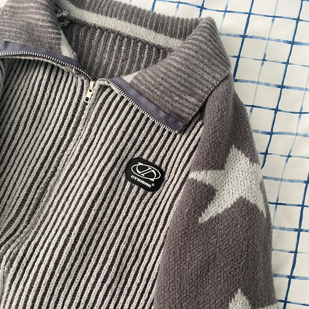 Yesstyle Star Double Zip Sweater PLEASE PAY THRU... - Depop