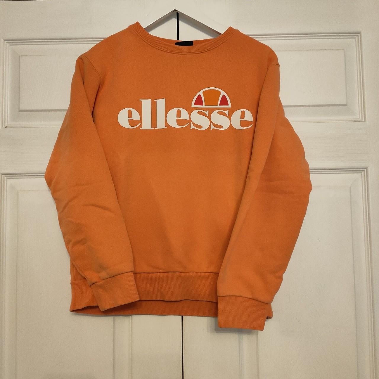 Ellesse Women's Orange Sweatshirt | Depop