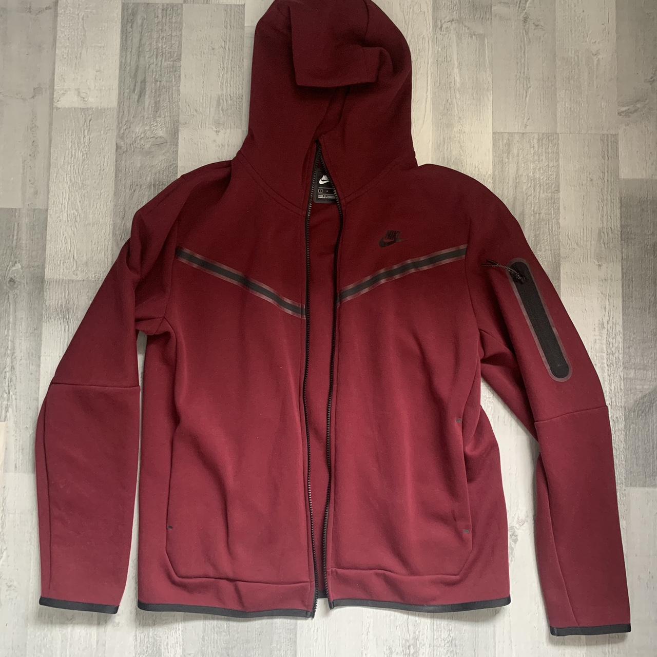 Nike Tech Fleece Red OLD SEASON RARE barely ever... - Depop