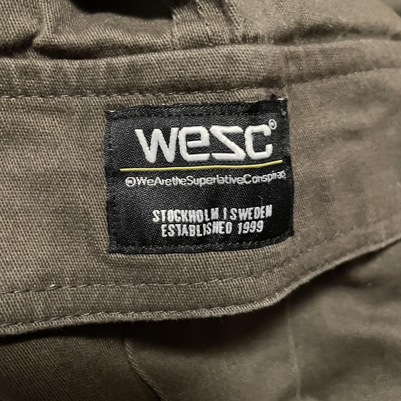 WeSC Men's Khaki and Brown Trousers | Depop