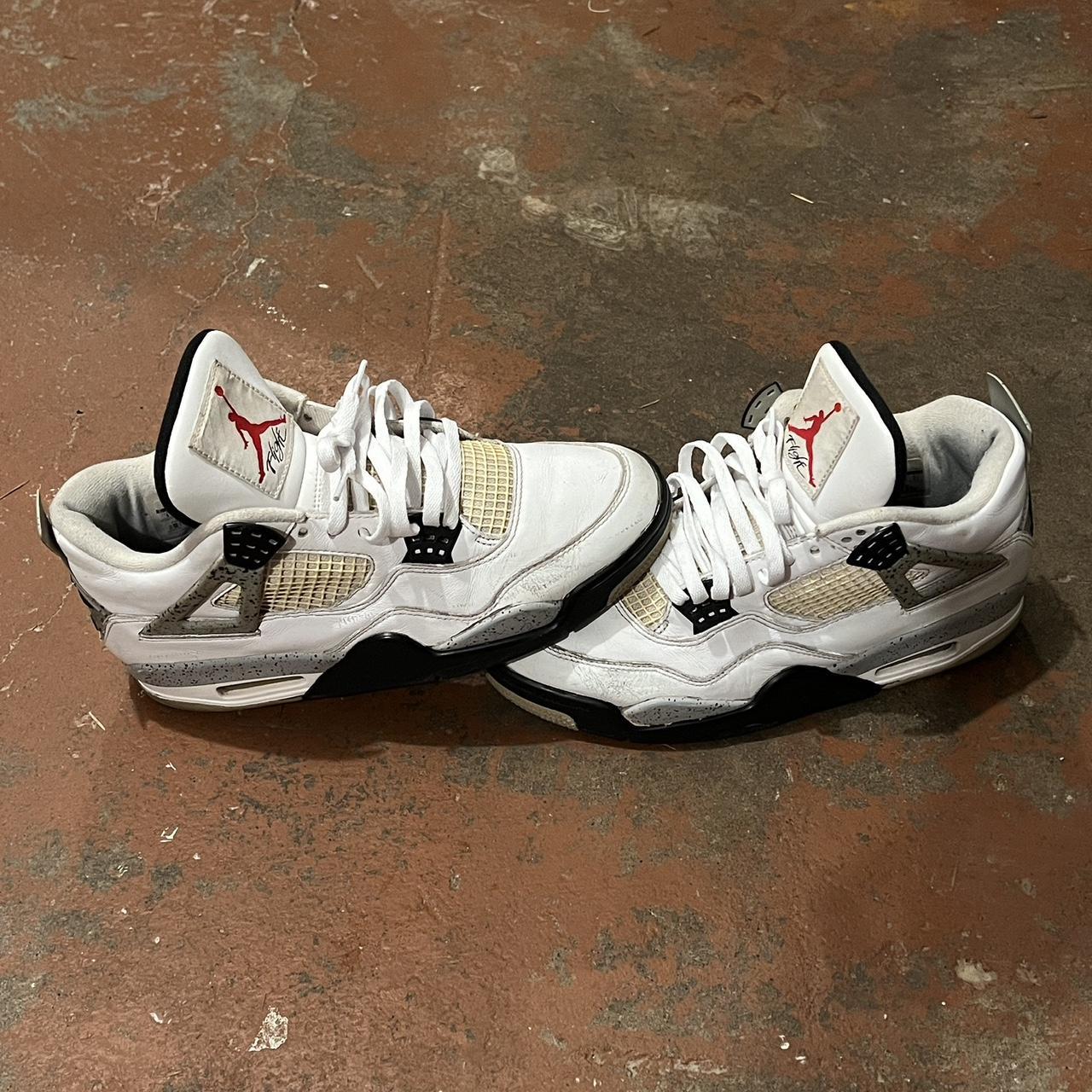 Air Jordan 4 White Cement (2016) Size 9 Really... | Depop