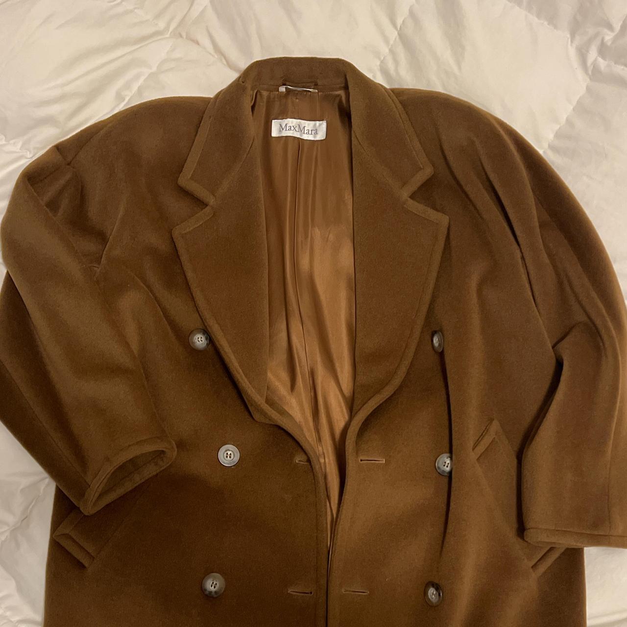 Max Mara Brown coat Authentic No holes or... | Depop