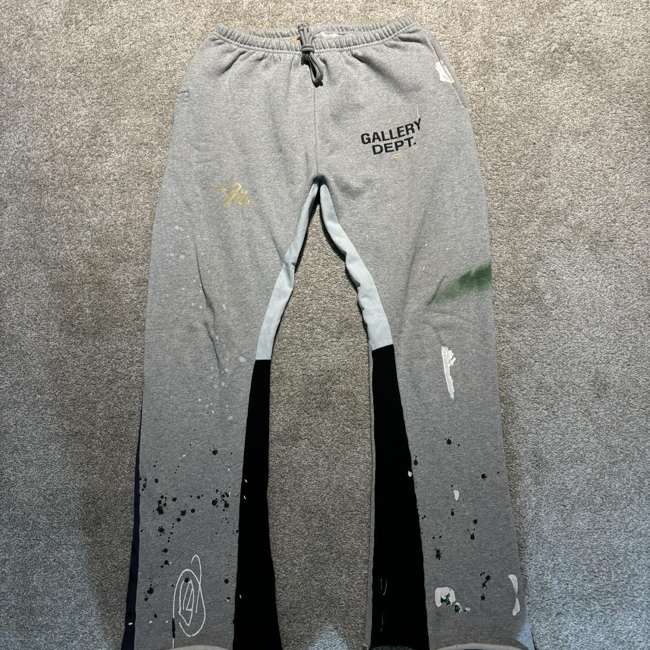 Gallery dept gray flare sweatpants (authentic) Man’s... - Depop