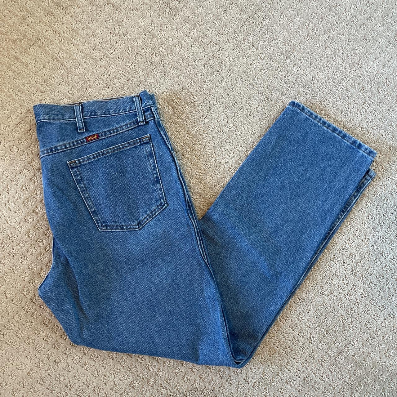 Wrangler Rustler jeans. Size 36 x 32. Seller pays... - Depop