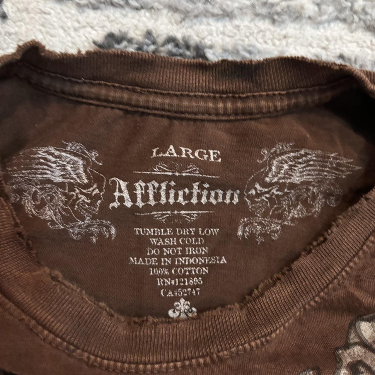 Vintage Y2K Affliction Grunge... - Depop