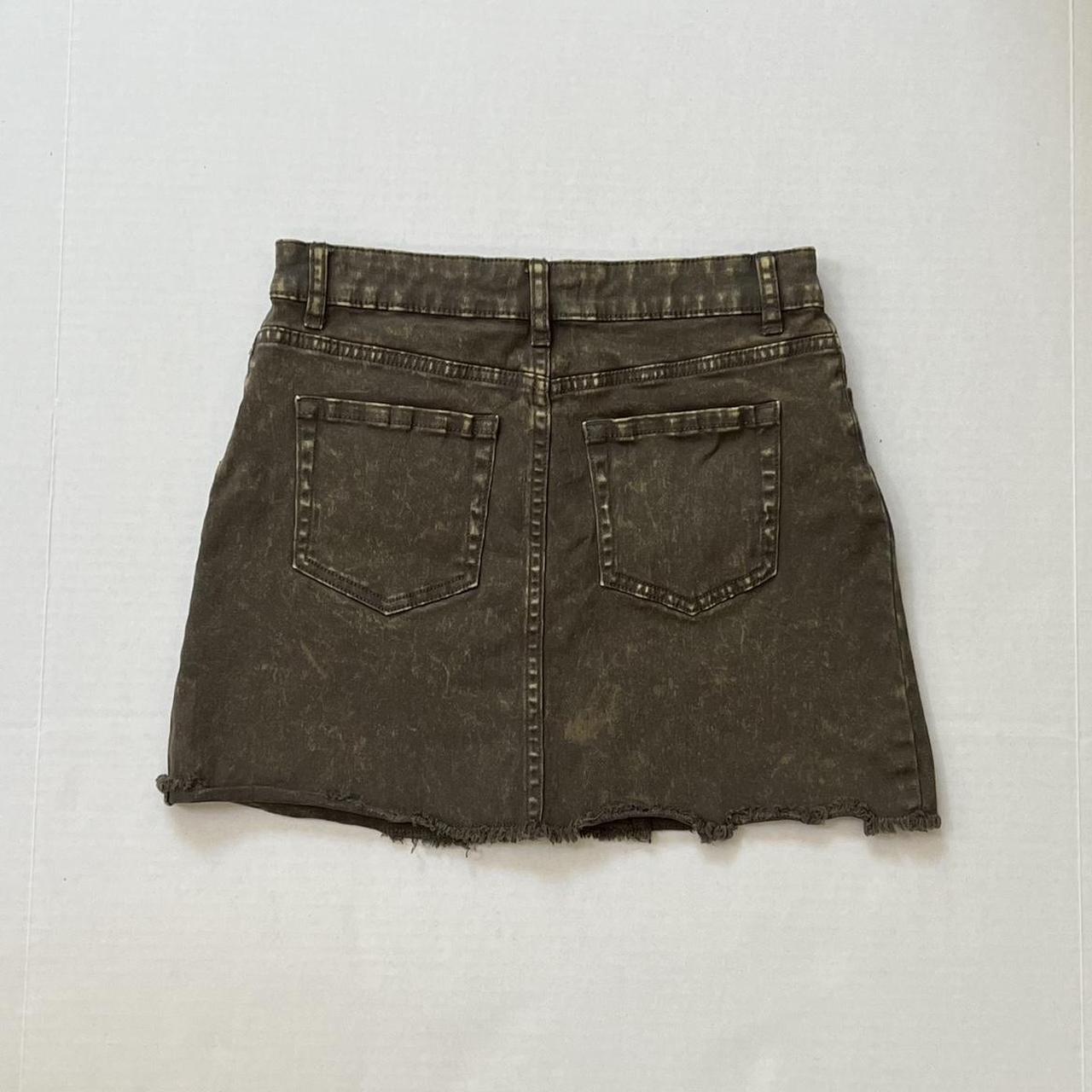 Tucker + Tate girls acid wash denim skirt Size: L... - Depop