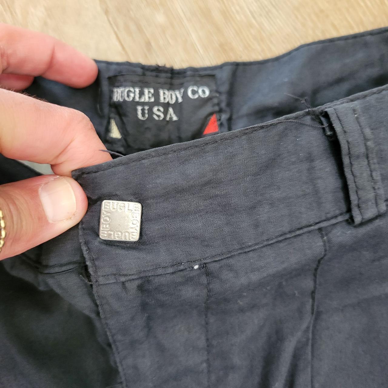 Bugle Boy Women's Black Trousers | Depop