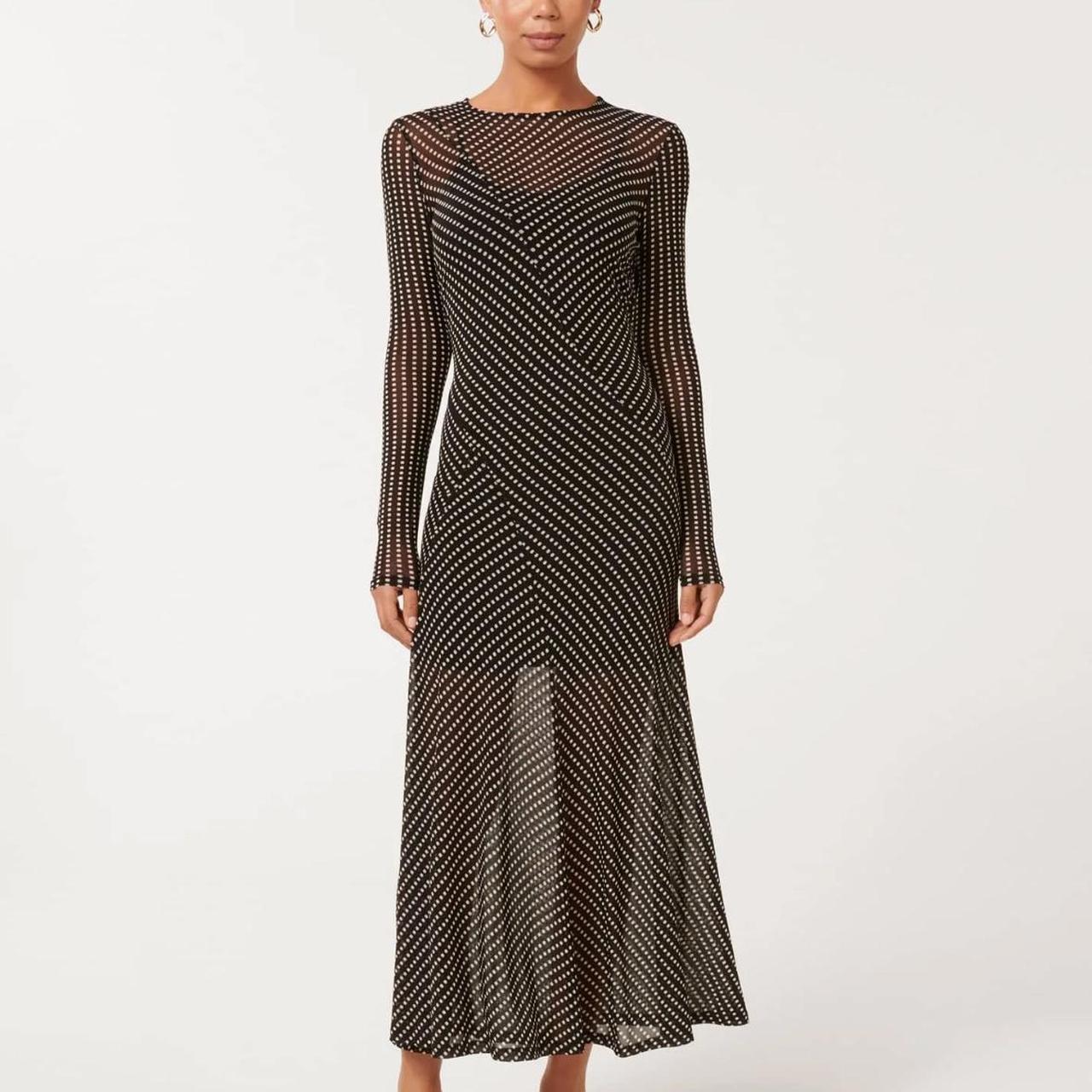 FOREVER NEW Libby Mesh Midi Dress - Depop