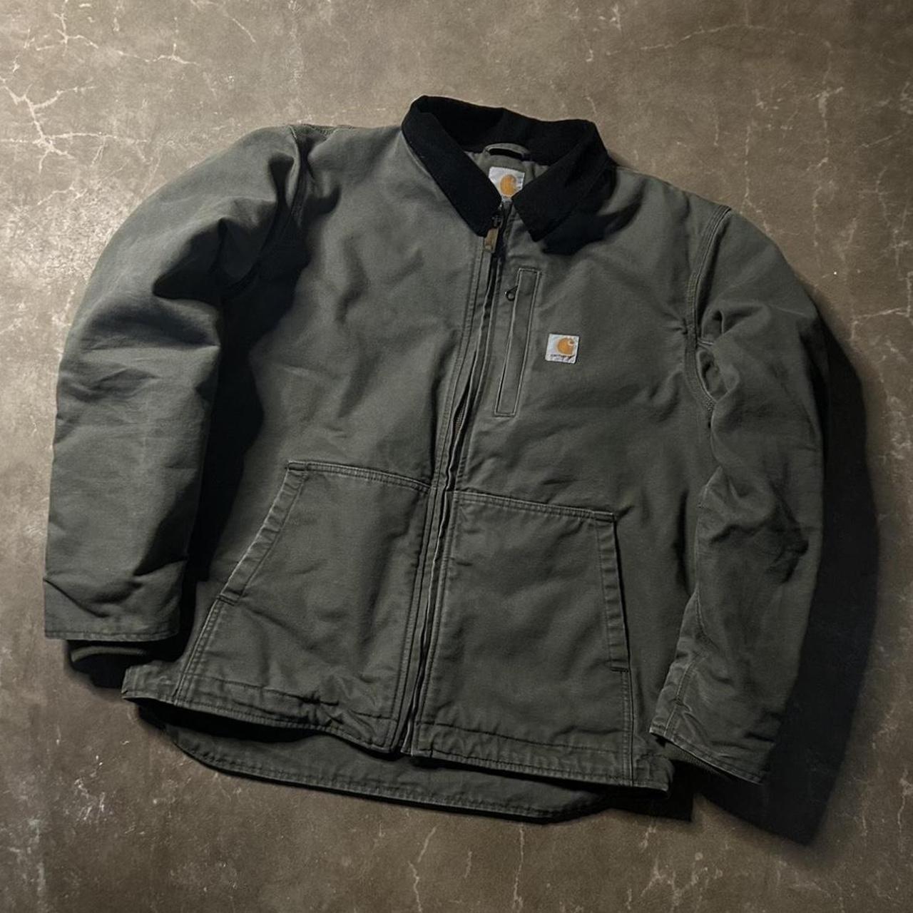 carhartt carhartt work jacket carhartt detroit... - Depop