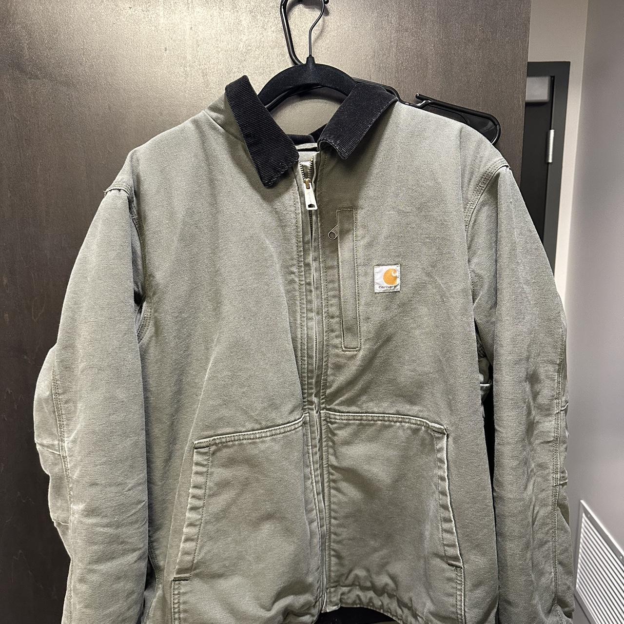 carhartt carhartt work jacket carhartt detroit... - Depop