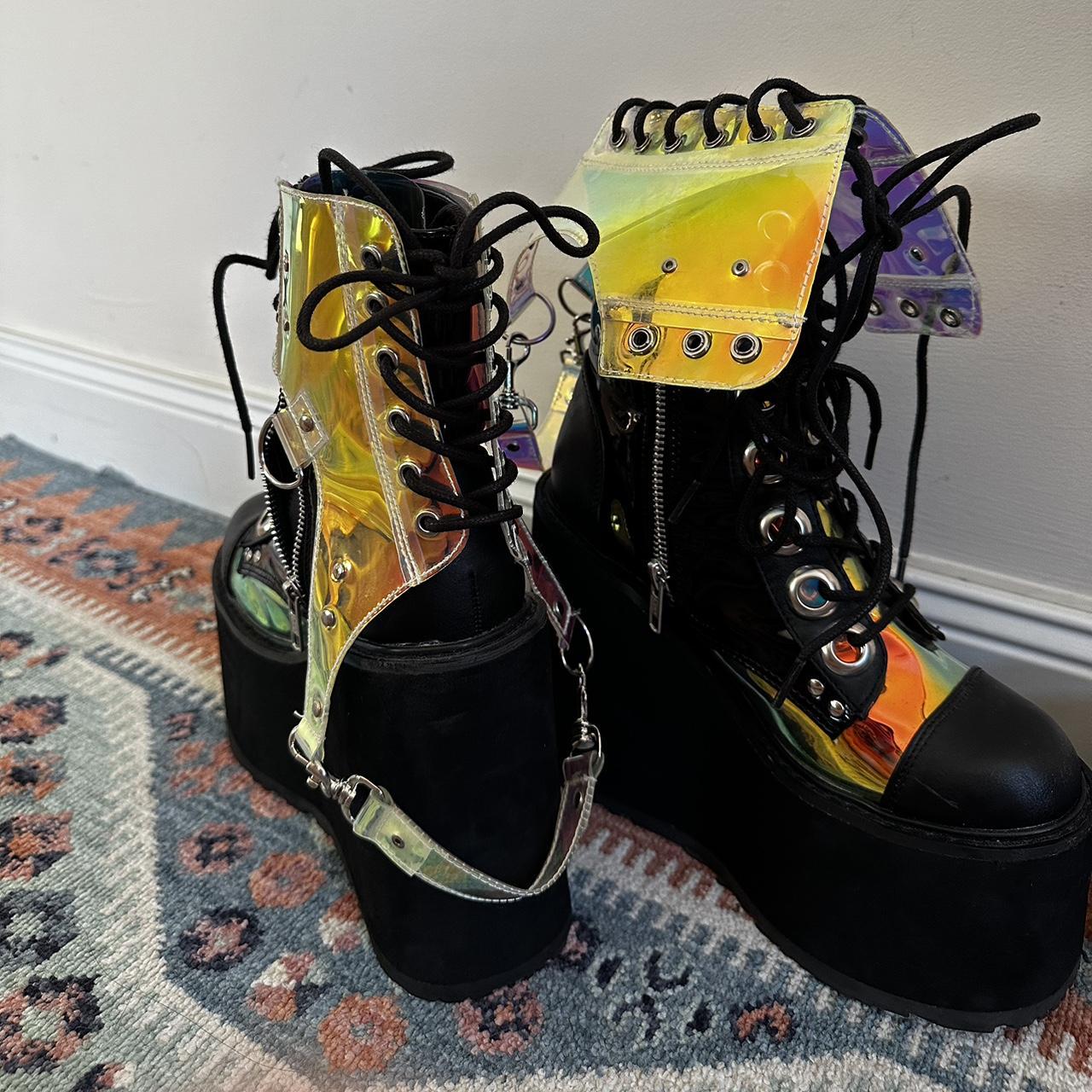 My first pair of Demonias 😭 I hope these find a home... - Depop