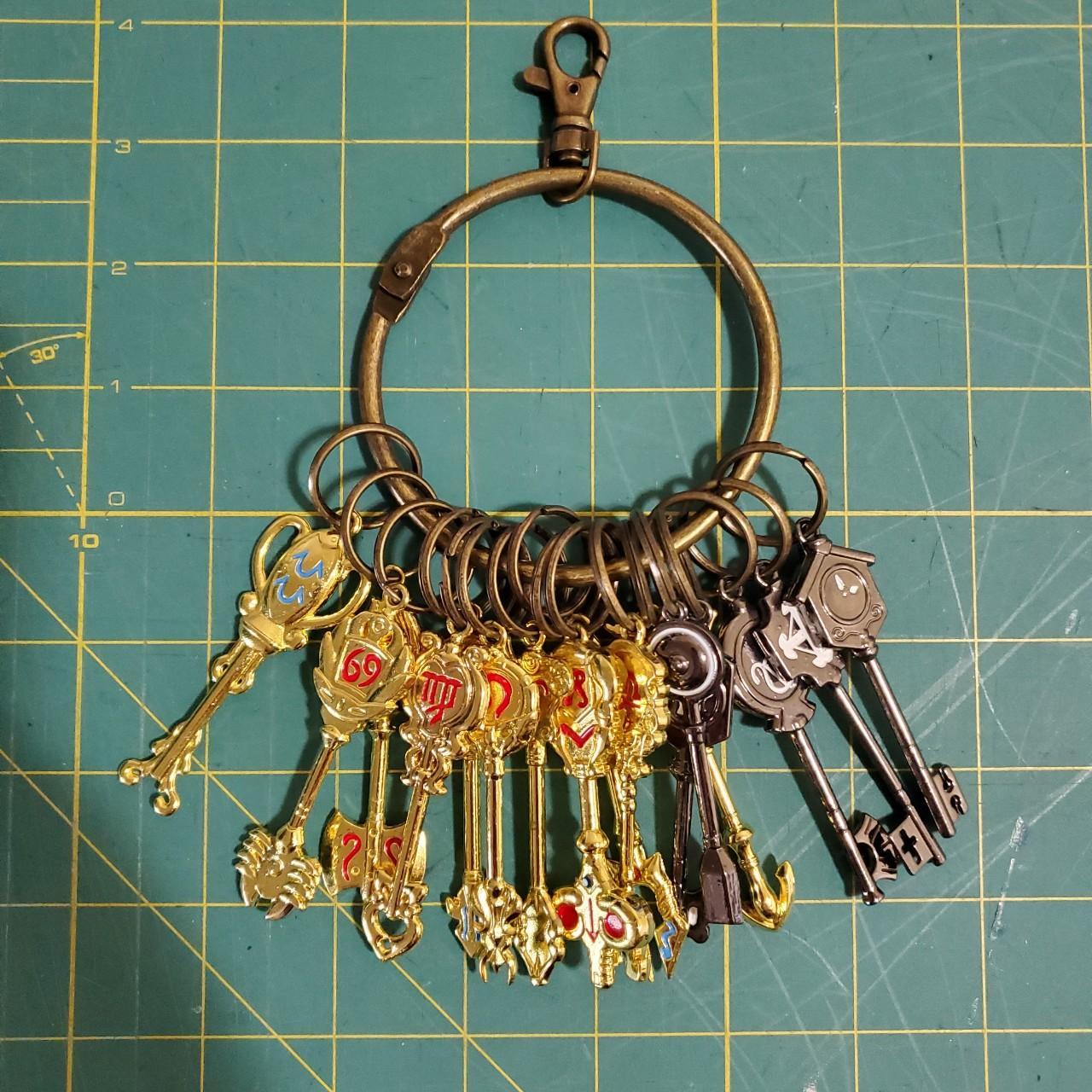 Lucy Heartfilia cosplay keys from Fairy Tail, full... - Depop