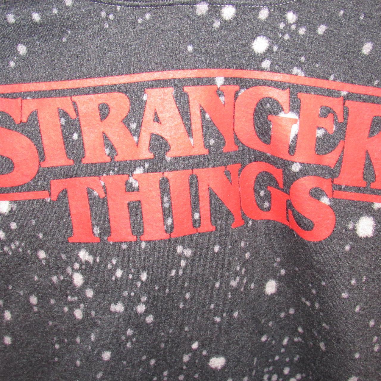 Stranger Things Hot Topic Bleach Splatter Men's... - Depop