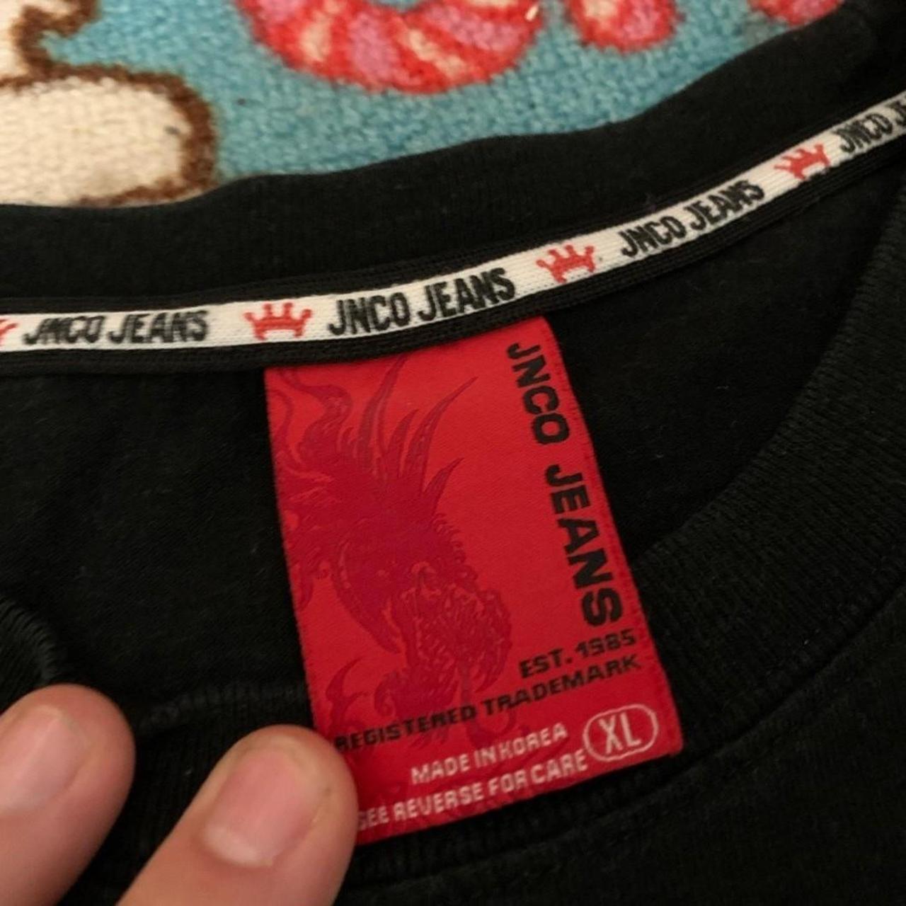 JNCO Men's Black T-shirt | Depop