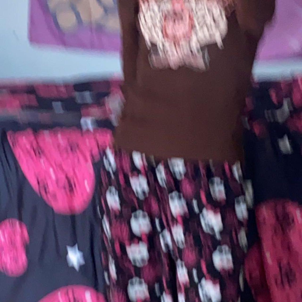 monster high y2k emo scene goth pajama pants-... - Depop