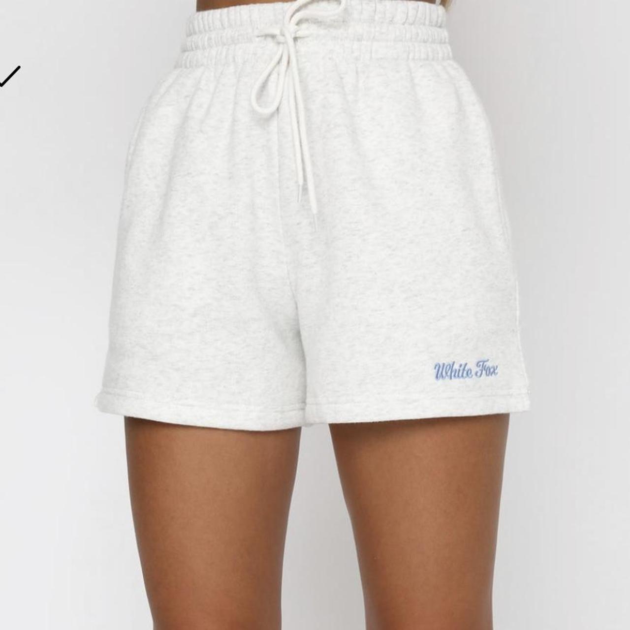 White Fox Lounge Shorts Size Xs Perfect Condition Depop