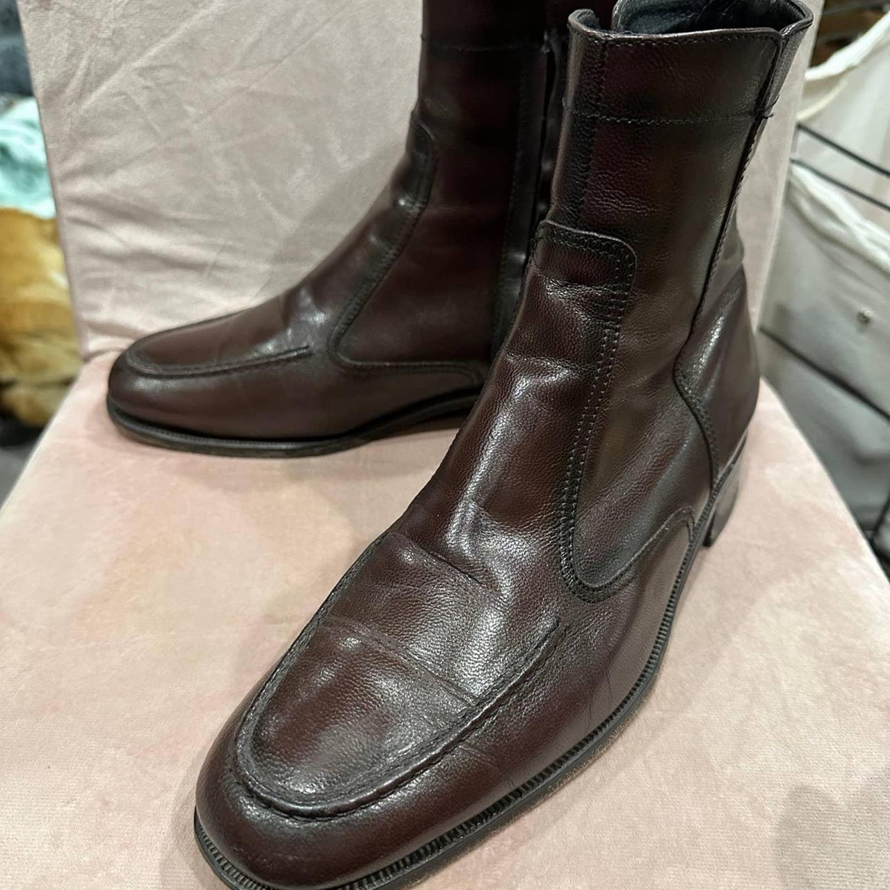 Vintage 70s Florsheim Imperial Ankle Beatle Boot... | Depop