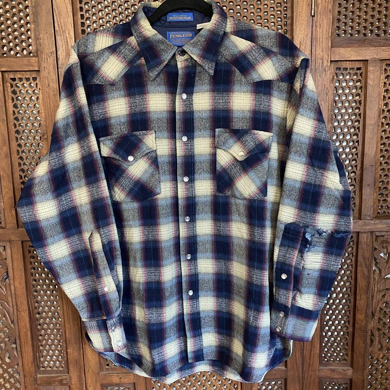 Vintage Y2K Pendleton Western Button Up Shirt Made... - Depop