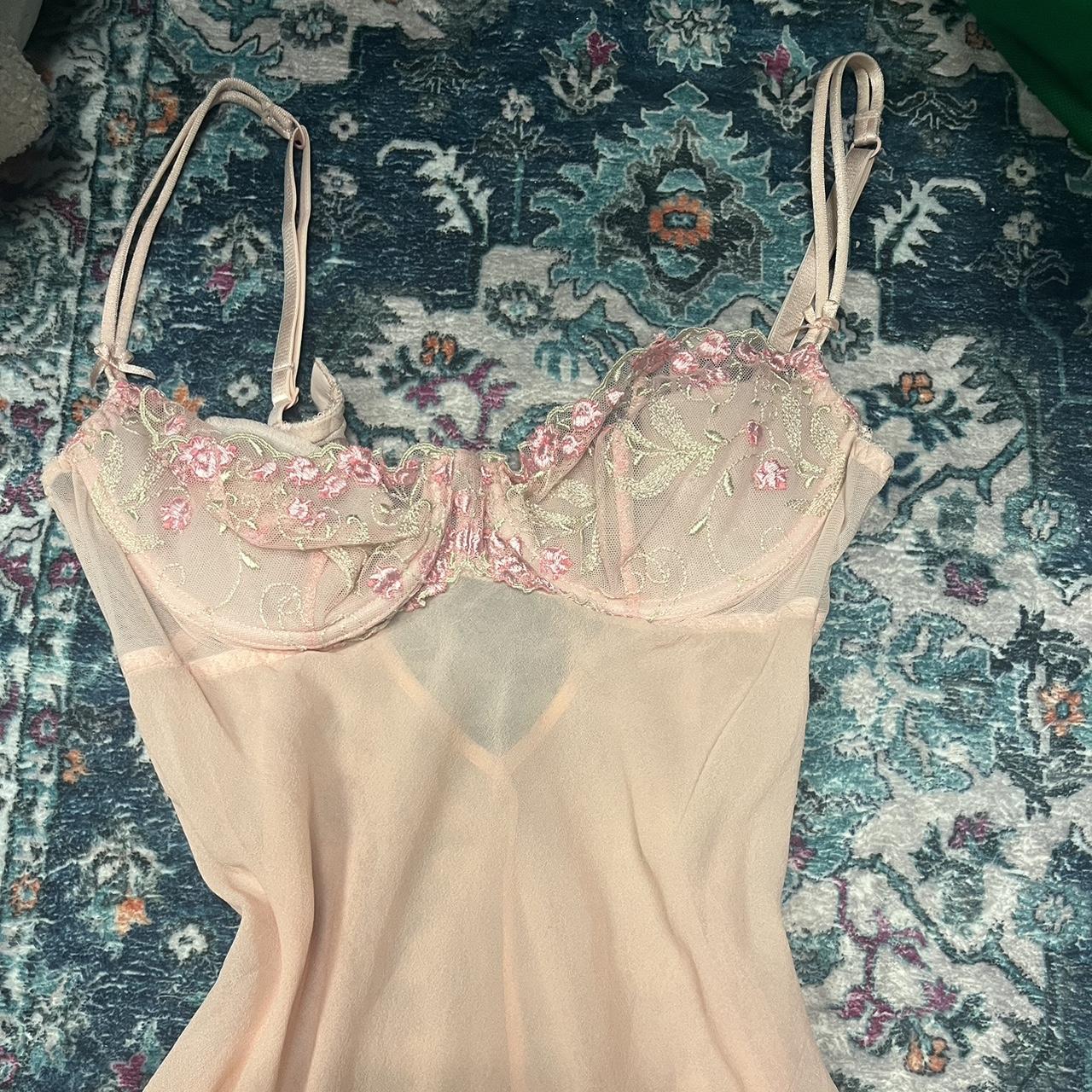 Adorable Victoria’s Secret dress! Mesh fabric with... - Depop