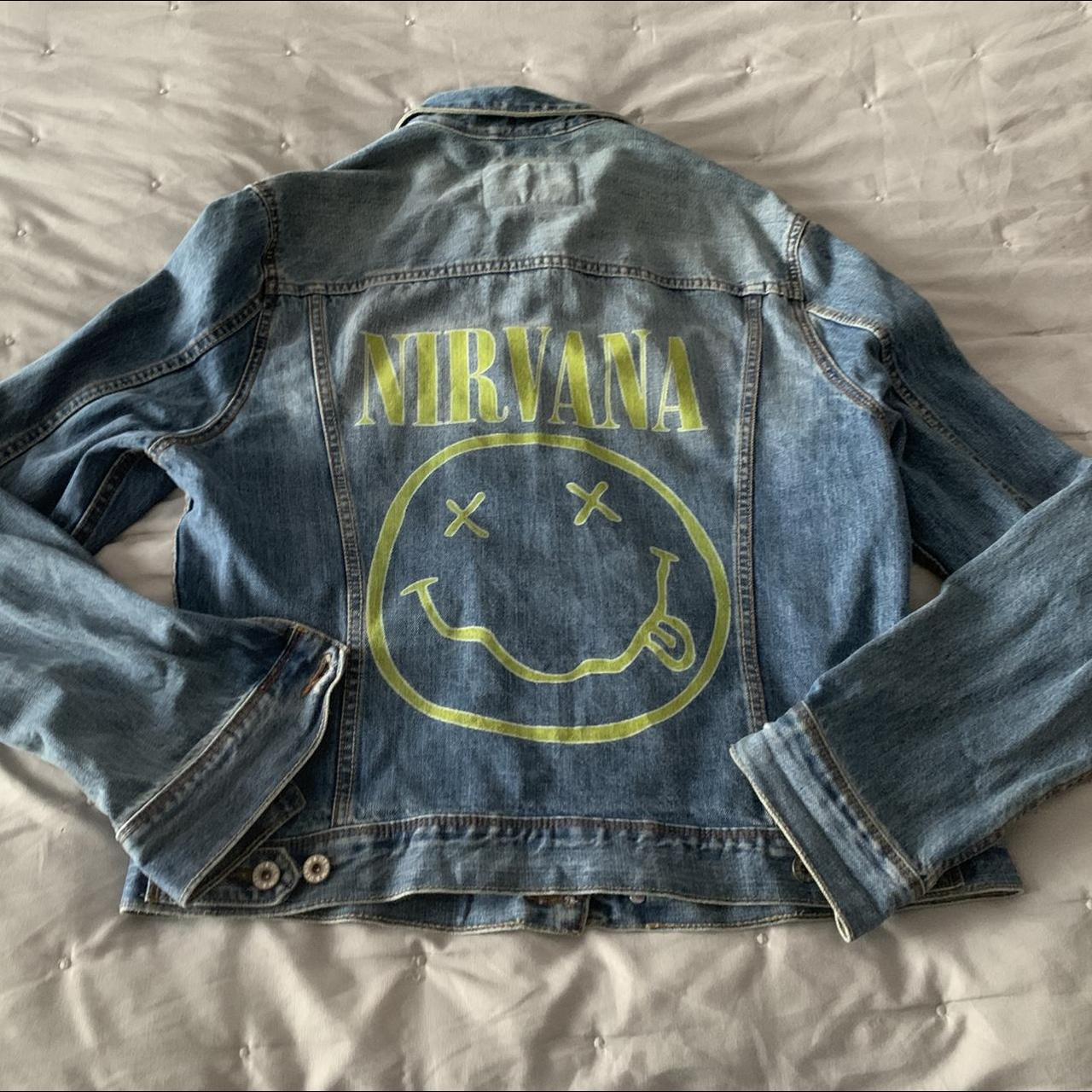 Nirvana jacket,, been worn a couple of times,, very... - Depop