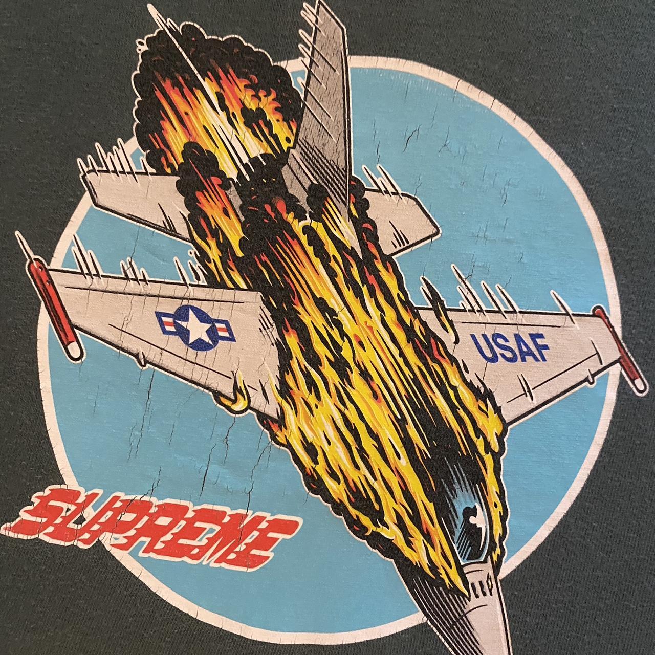Supreme Jet Fighter Tee Size: Medium Condition:... | Depop