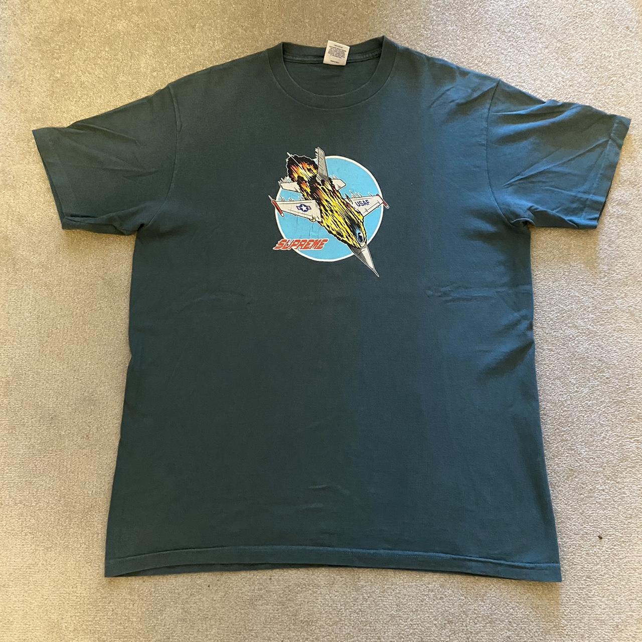 Supreme Jet Fighter Tee Size: Medium Condition:... | Depop